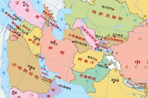 中东国家地图分布图「最新中东霸主是哪个国家」 - 寂寞网